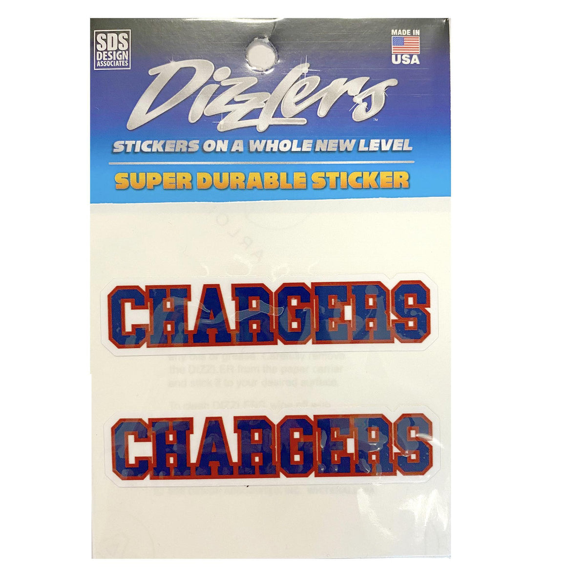 Dizzler Decal - Chargers – Providence Day School Spirit Store